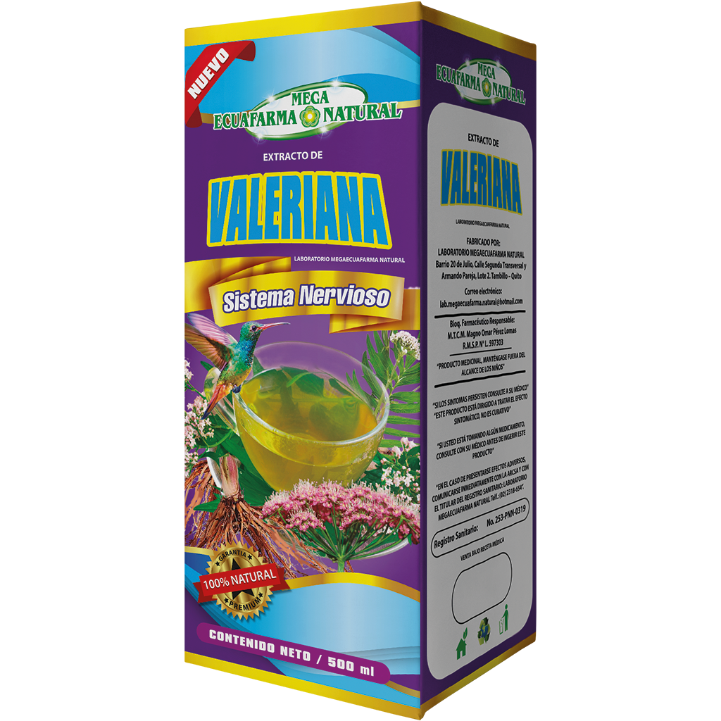 VALERIANA SOLUCIÓN ORAL 500 ML MEGAECUAFARMA NATURAL | El Arbolito